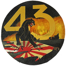 43 Squadron leather patch_by US Authentic